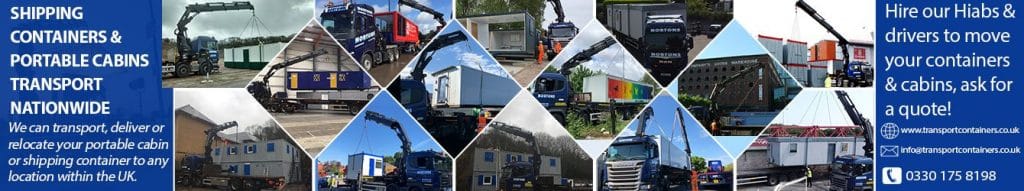 Transport and position your shipping containers