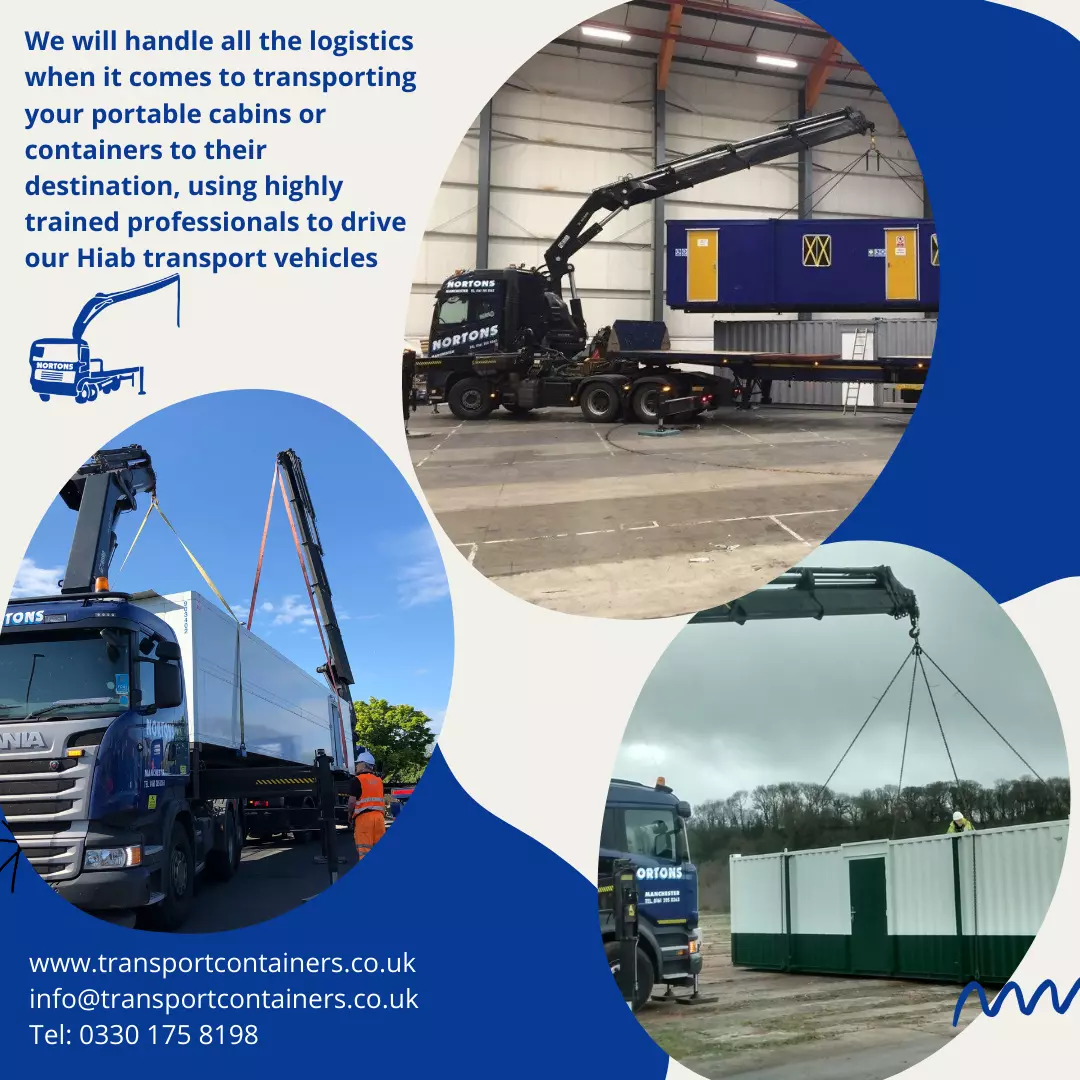 Transporting your portable cabins or containers to their destination